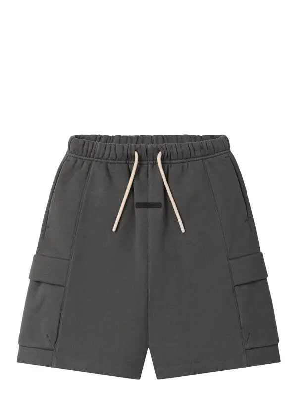 Fear Of God Fleece Cargo Short 'iron - Grey