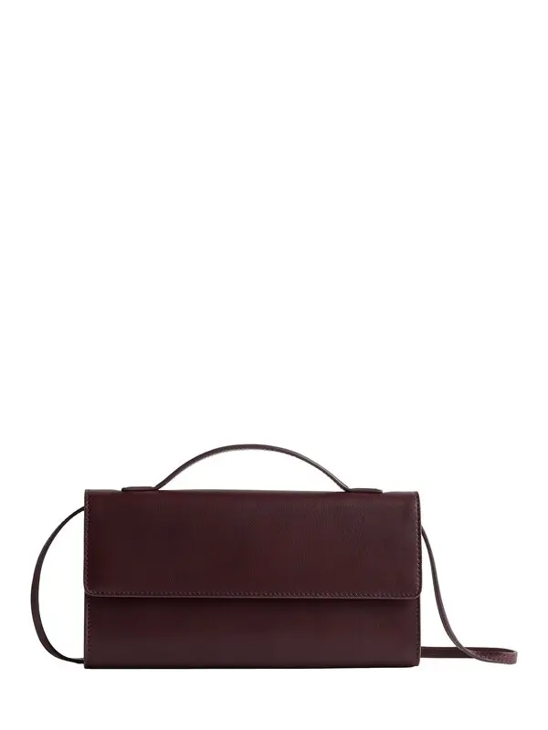 Quince Eloise Clutch - Deep Plum