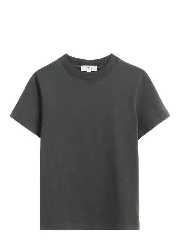 Cos Brushed-cotton Shirt - Black