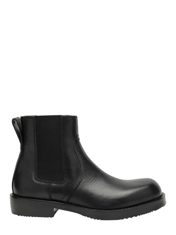 Dries Van Noten Leather Chelsea Boots - Black