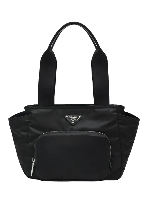 Prada Re-nylon Shopping Bag - Black