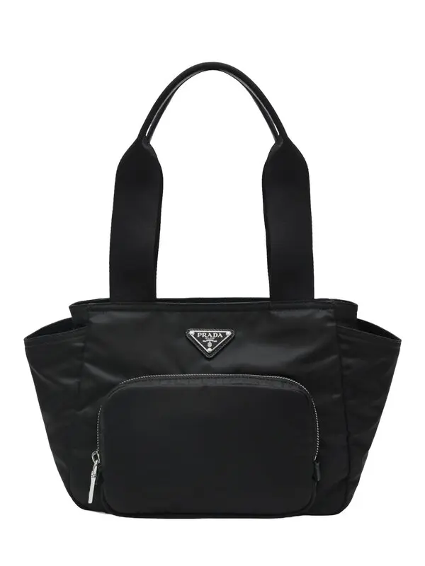Prada Re-nylon Shopping Bag - Black