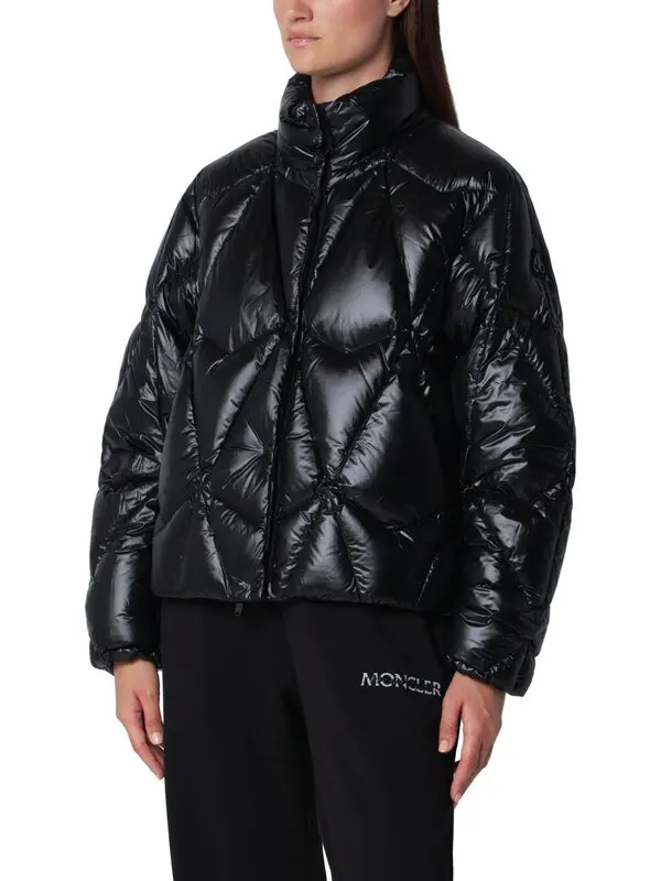 Moose Knuckles Iceberg Down Jacket In Recycled Nylon - Black