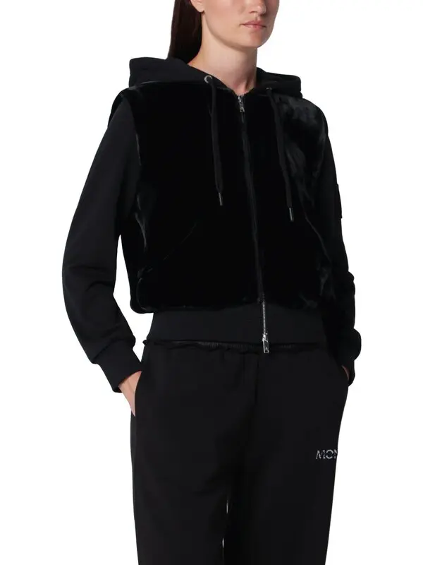 Moose Knuckles Rosylyn Bunny Cotton Hoodie - Black