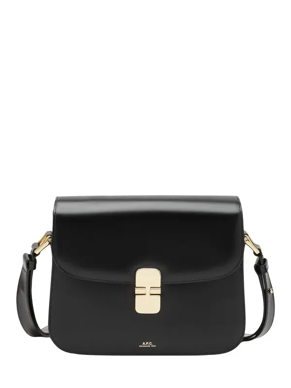 A.p.c. Grace Leather Bag - Black