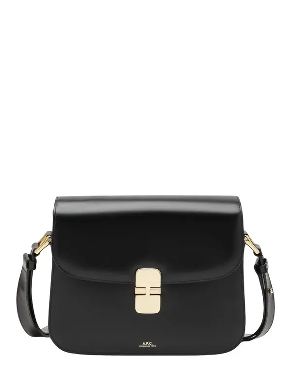A.p.c. Grace Leather Bag - Black