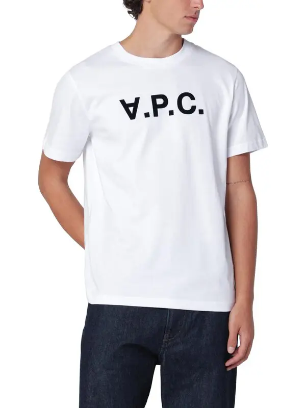 A.p.c. Standard Grand Vpc Cotton T-shirt - White