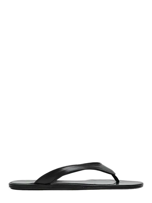 JUDE Leather Rue Sandal - Black