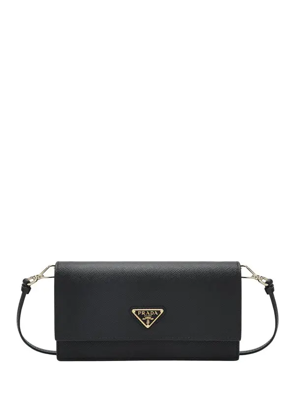 Prada Mini Saffiano Leather Bag - Black