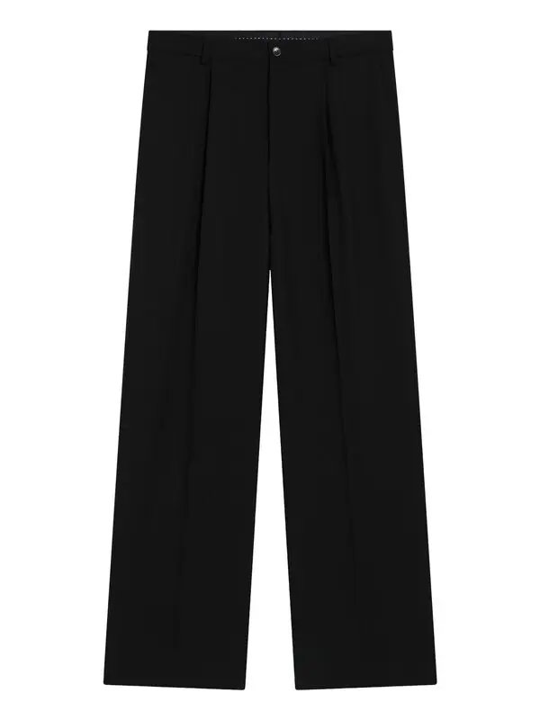 Dries Van Noten Penrud Wool Trousers - Black