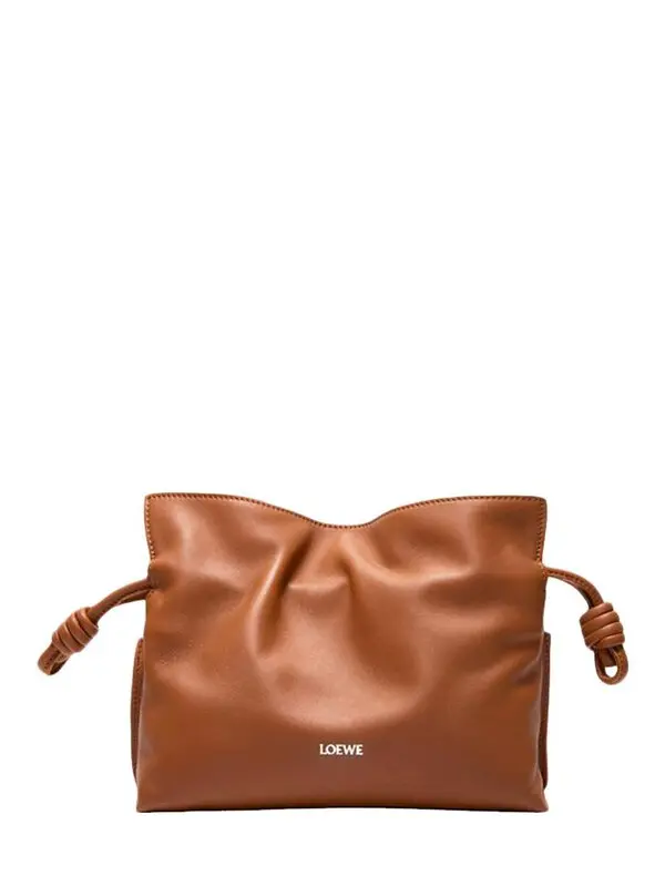 Loewe Flamenco Clutch Mini Bag In Calfskin Nappa - Brown