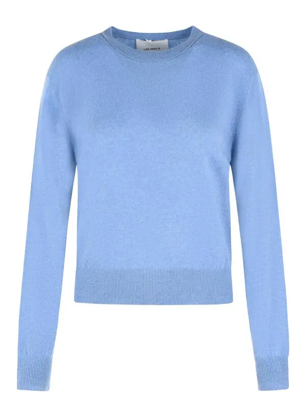LISA YANG Greer' Light Cashmere Sweater - Blue