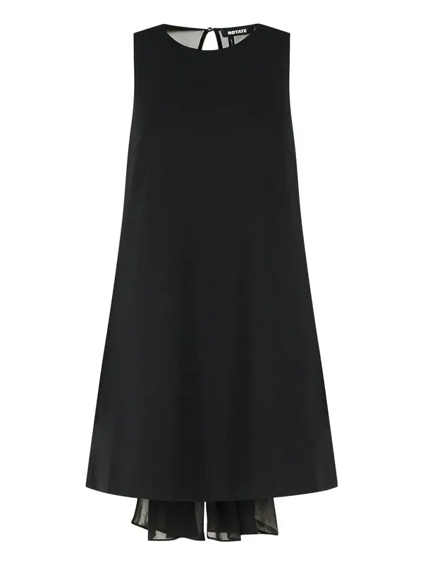ROTATE BY BIRGER CHRISTENSEN Crêpe Mini Dress - Black