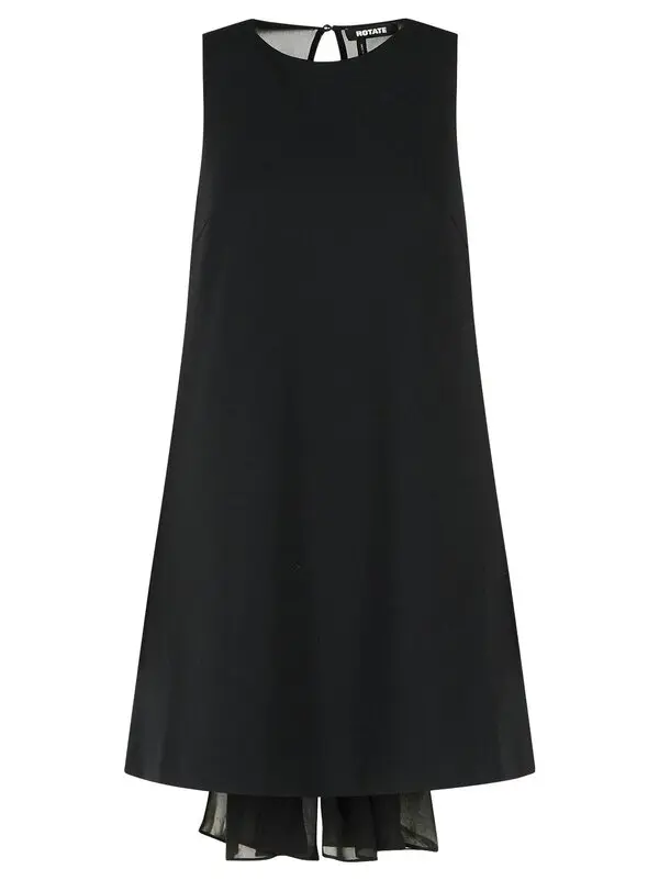ROTATE BY BIRGER CHRISTENSEN Crêpe Mini Dress - Black