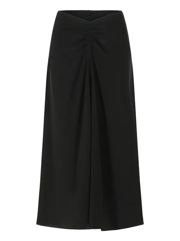 Isabel Marant Étoile Laren' Silk Skirt - Black