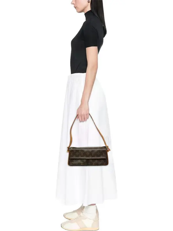 LOUIS VUITTON 2000-2010 Monogram Viva Cite Mm Shoulder Bag - Brown