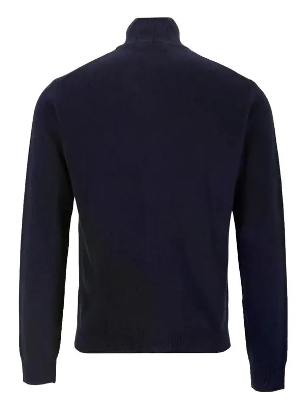 Al Duca D'aosta Button-up High-neck Cardigan - Blue