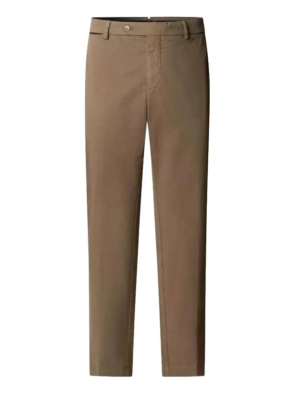 HACKETT  Sanderson Tailored-fit Chino Trousers - Brown