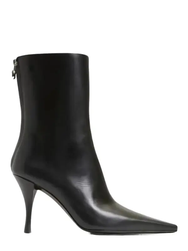 Tory Burch Charlie Pointed-toe Ankle Boots - Black