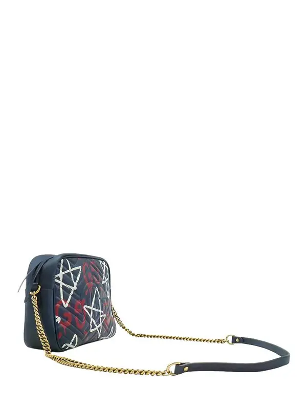Gucci 2000-2015 Gg Marmont Ghost Crossbody Bag - Blue