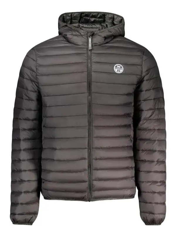 NORTH SAILS Quilted Hooded Jacket - Black