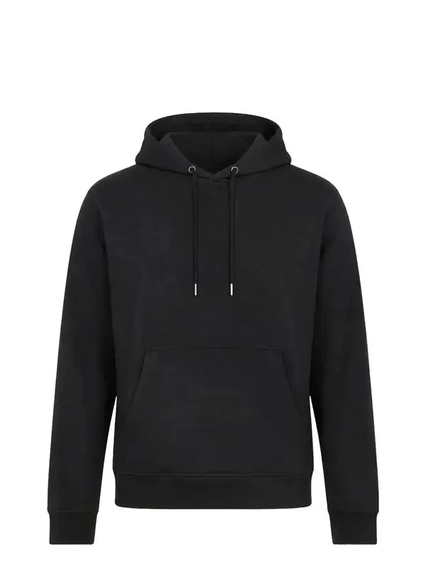 BOSS Logo-detail Hoodie - Blue