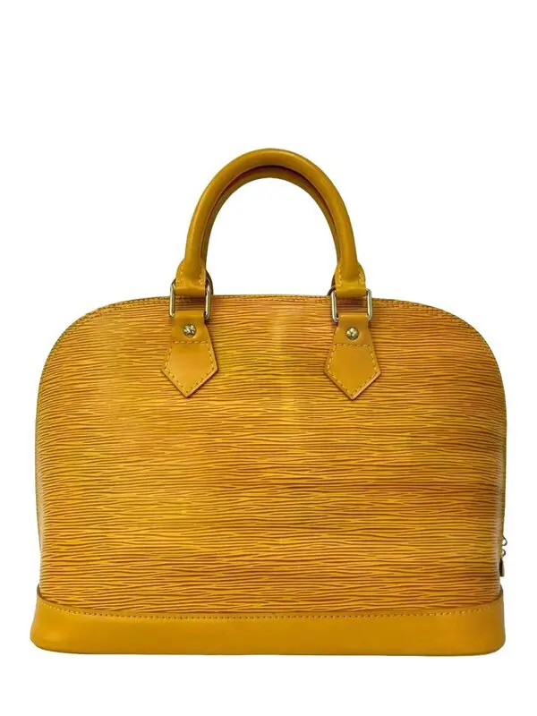 LOUIS VUITTON 1996 Epi Alma Pm Handbag - Yellow