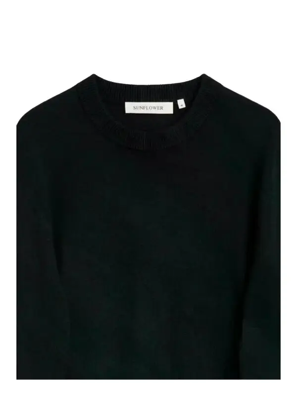 SUNFLOWER Moon Cropped Sweater - Black