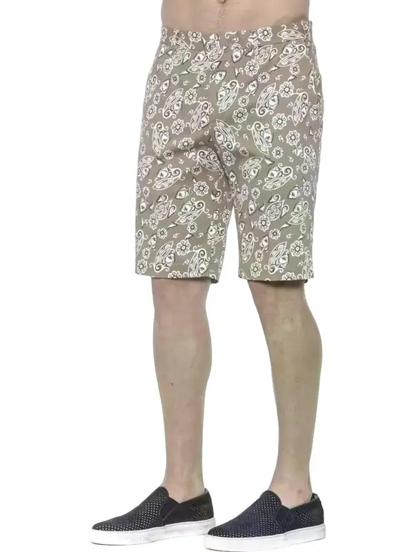 PT TORINO Paisley-print Shorts - Neutrals
