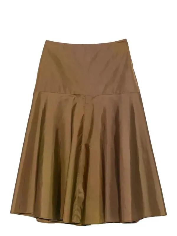 Dorothee Schumacher High-waisted A-line Midi Skirt - Green