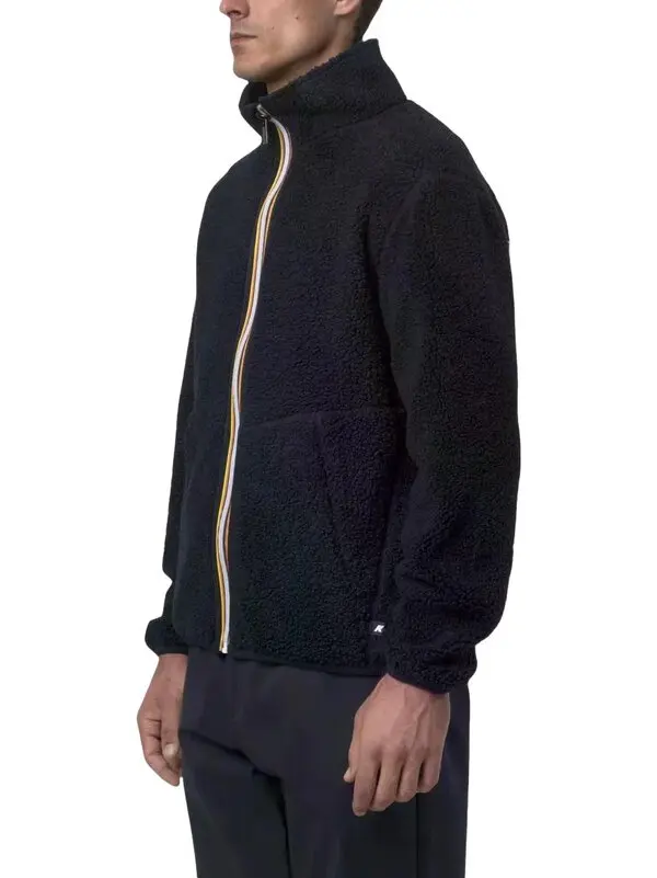 K-WAY Pascal Reversible Fleece Jacket - Blue