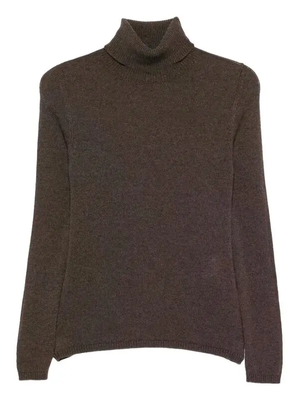 Eleventy Turtleneck Sweater - Brown