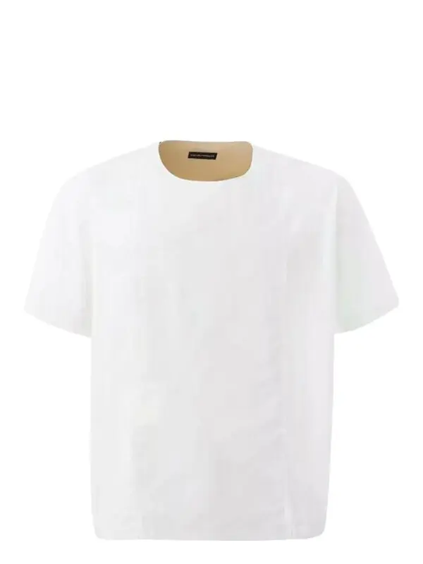 Emporio Armani Press-stud T-shirt - White
