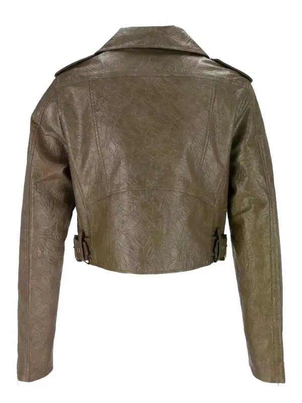 Michael Kors Long-sleeved Biker Jacket - Brown