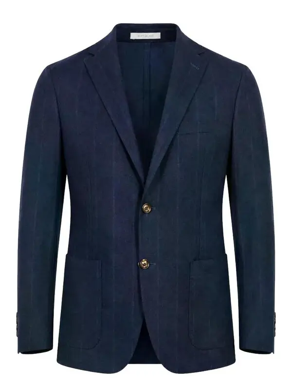 Eleventy Pinstripe-pattern Suit - Blue
