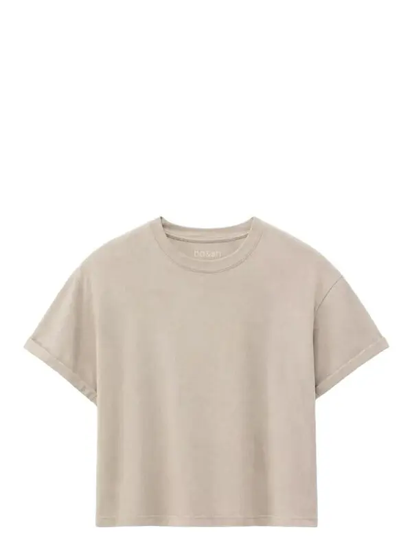 Ba&sh Rosie Rolled-cuff T-shirt - Neutrals
