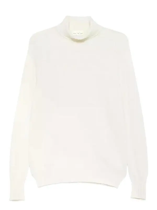 MA'RY'YA Roll-neck Sweater - Neutrals