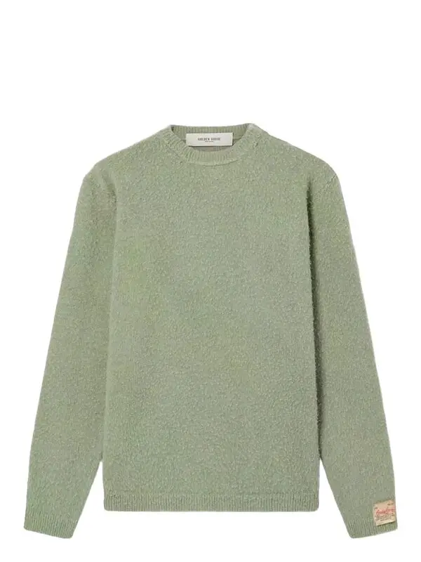 GOLDEN GOOSE Sweater In Casentino-effect Wool - Green