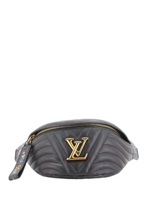 LOUIS VUITTON New Wave Bumbag Quilted Leather Belt Bag - Black
