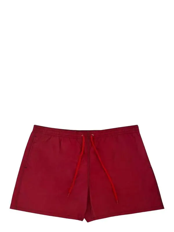 Malo Drawstring Side-pockets Swim Trunks - Red
