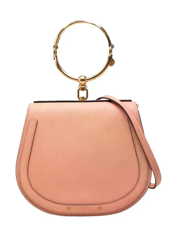Chloé 2018 Medium Leather Nile Bracelet Satchel - Pink
