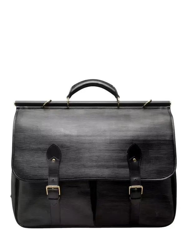 LOUIS VUITTON 1980-2015 Epi Sac Chasse Hunting Bag Travel Bag - Black