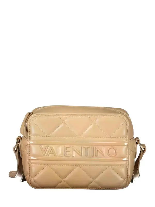 MARIO VALENTINO Quilted Logo-embossed Crossbody Bag - Neutrals