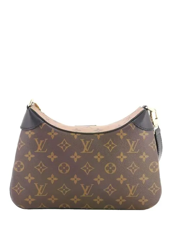 LOUIS VUITTON Twinny Handbag Monogram Canvas And Reverse Monogram Canvas With Leather Shoulder Bag - Brown