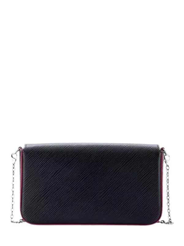 LOUIS VUITTON Felicie Pochette Epi Leather Crossbody Bag - Black