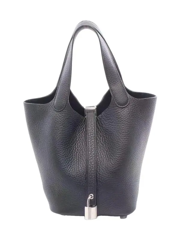 Hermès Pm Picotin Lock Tote Bag - Black