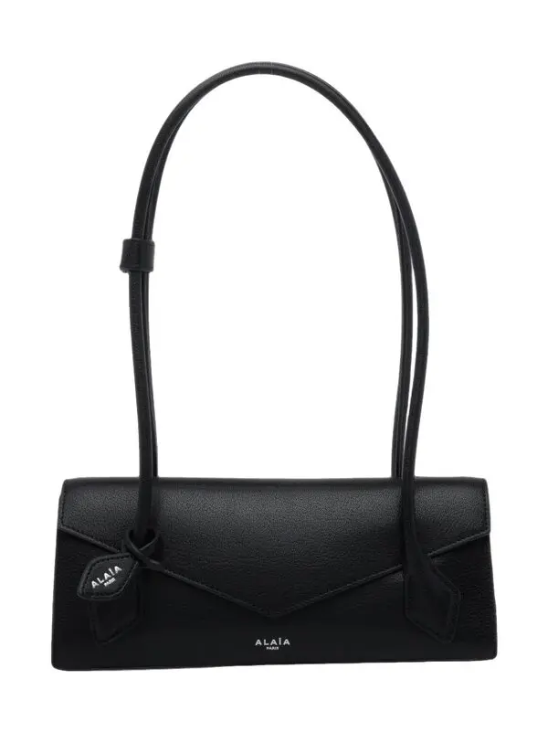 Alaïa Le Teckel Small Leather Shoulder Bag - Black