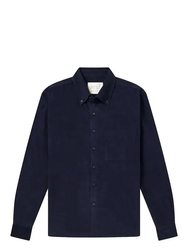 KARDO Ronald Cotton-corduroy Shirt - Blue