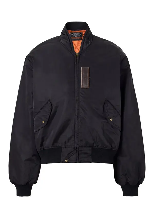 FRIZMWORKS Padded Shell Bomber Jacket - Black