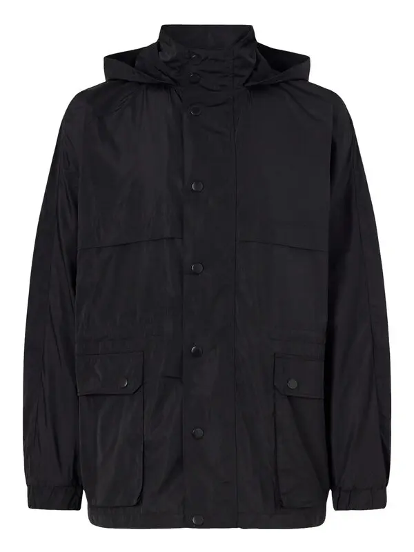 A.p.c. Valery Logo-printed Shell Jacket - Black